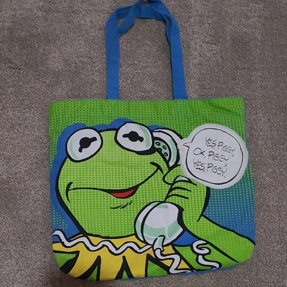 The Muppets | Bags | Vibrant The Muppets Kermit The Frog Popart Tote ...